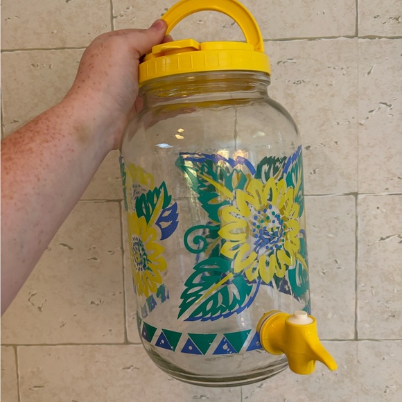 Vintage | Kitchen | Vintage Golden Harvest Gallon Glass Beverage Tapper ...